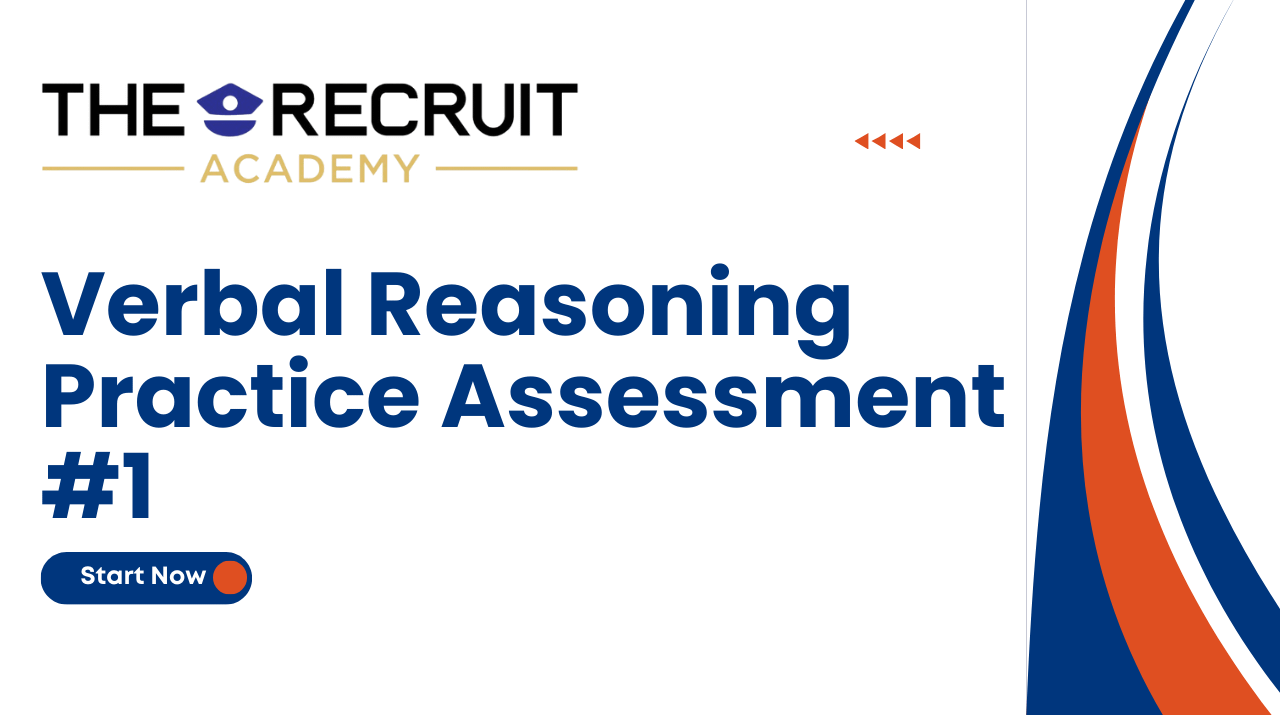 Verbal Reasoning Practice Assessment #1 - Recruit Academy