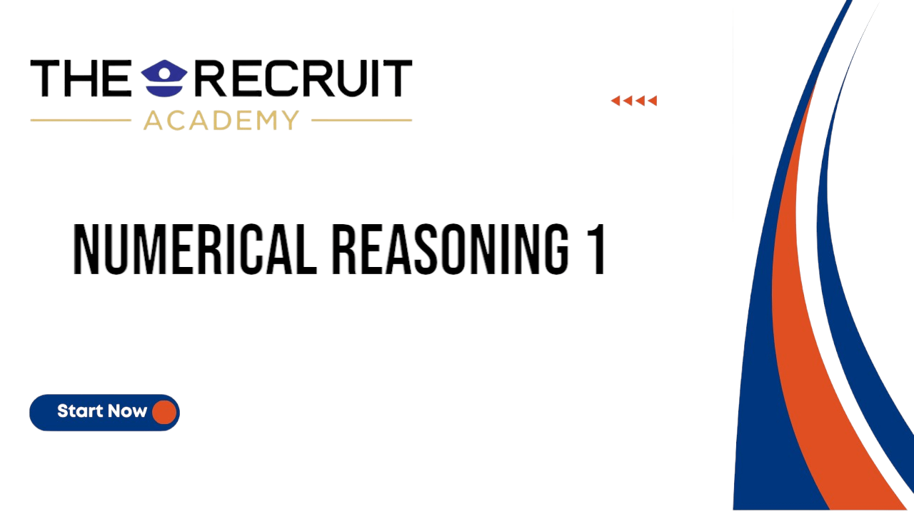 Numberical Reasoning 1 Basics - Recruit Academy
